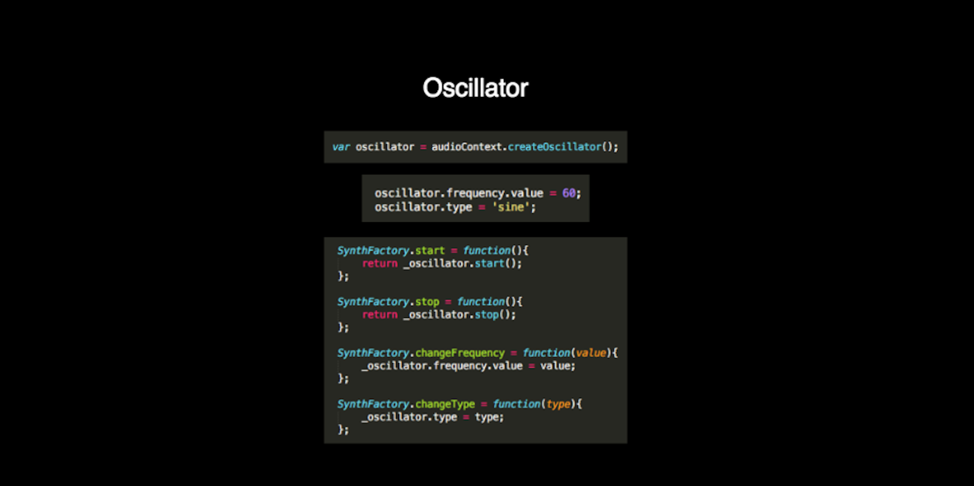 Oscillator Audio Api at Jamie Spinelli blog