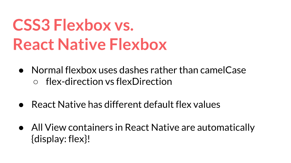 Using Flexbox With React Native Fullstack Academy
