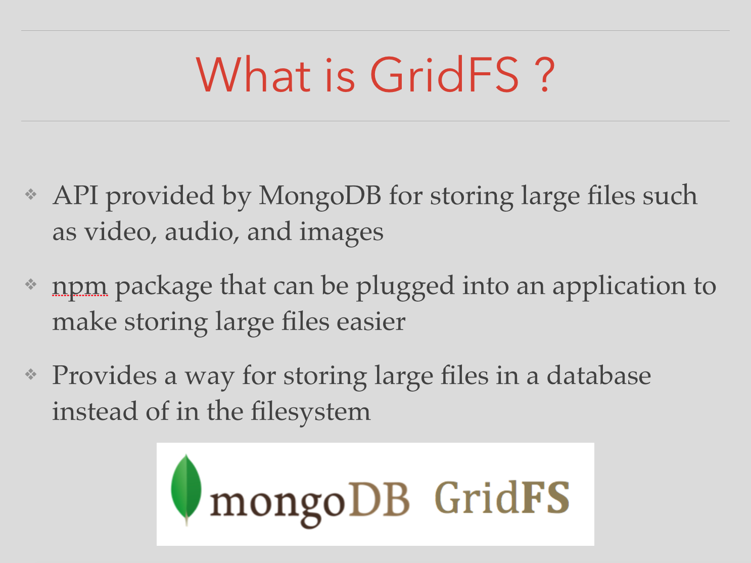 How To Use Gridfs With Mongodb Fullstack Academy