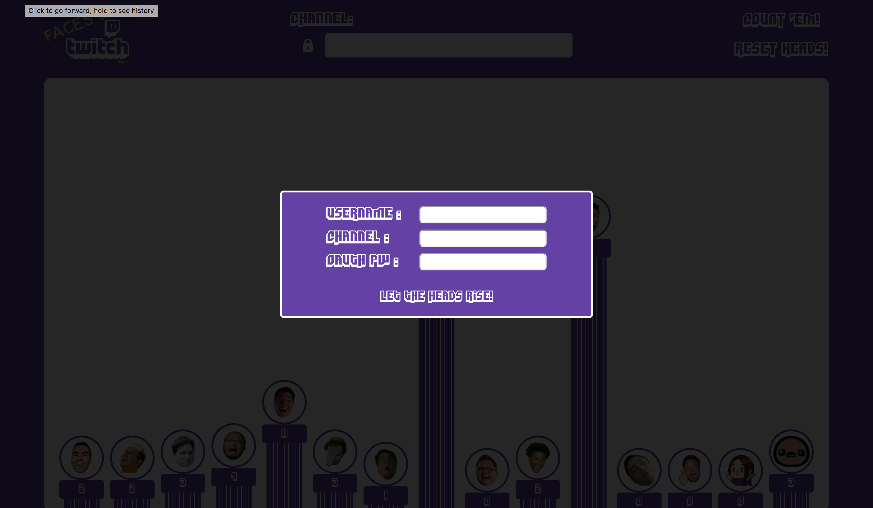 Faces of Twitch Chat | Fullstack Academy