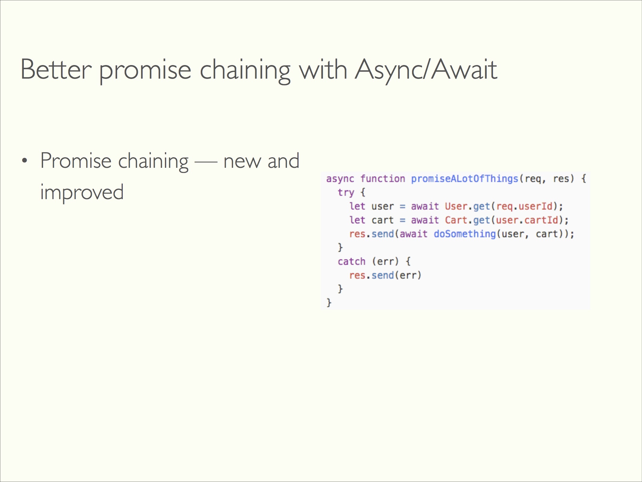 Using Async/Await in JavaScript ES2017 | Fullstack Academy Using Async/Await in JavaScript ES2017 | Fullstack Academy