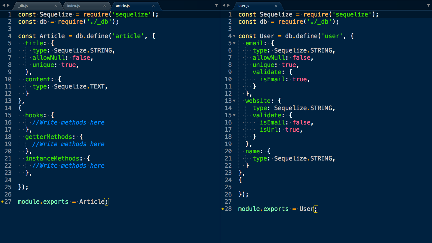 Sequelize Ui Fullstack Academy